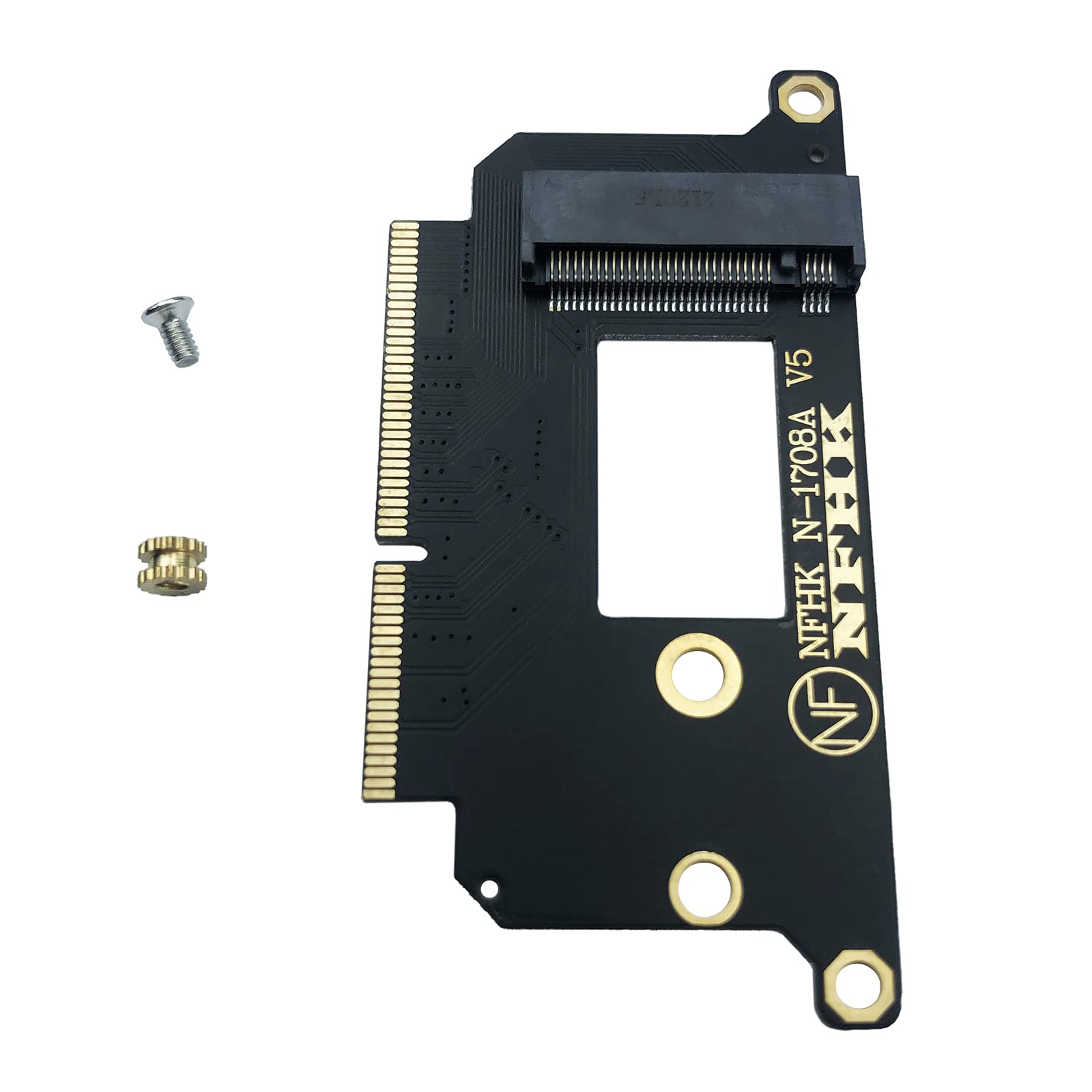 iRomehony M.2 NGFF M-Key NVME SSD Convert Card Adapter Replacement for Mac Pro 2016 2017 13" A1708