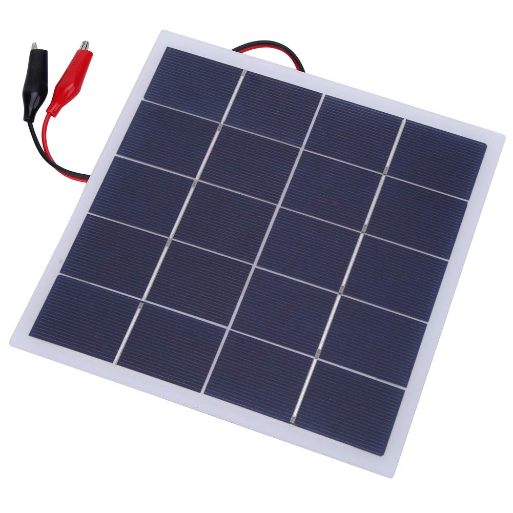 172x175x2MM Portable Polycrystalline Silicon Solar Power Panel 4W 5V Solar Power Charger for Home Lights for All Small Appliances for Fans (4W)