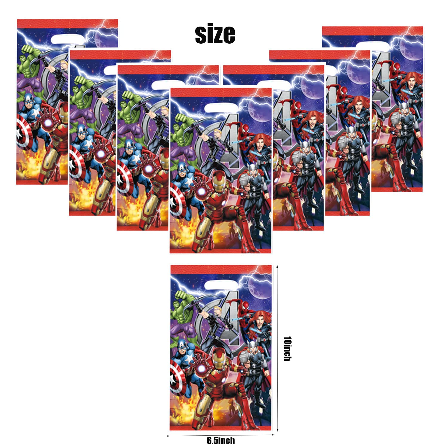 30 Pack Hero Gift Bag Party Bag Tote bag specially for hero themed party supplies
