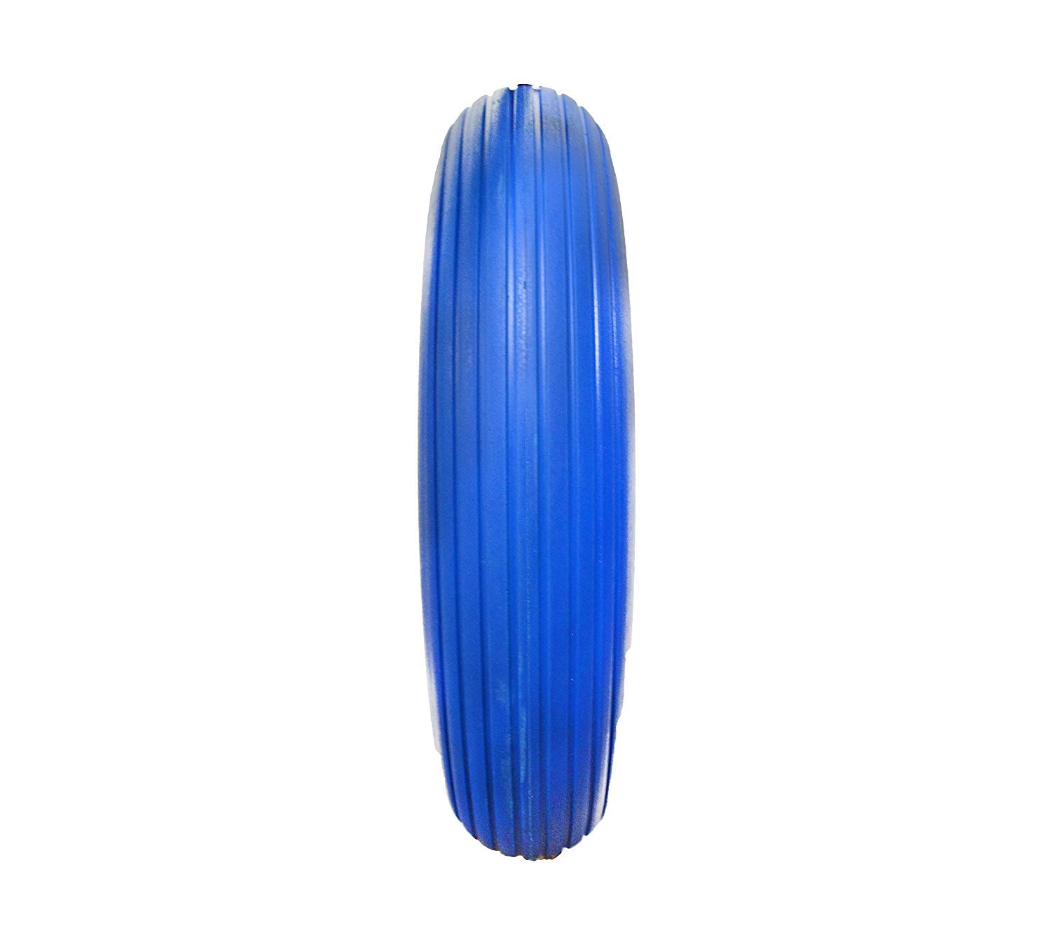 14" Flat Free Ribbed Tire with 3-1/4" Deep Axle 3.50-8