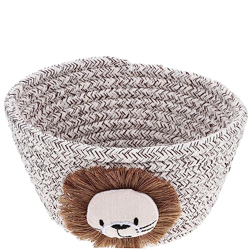 Alipis Baby Baskets for Storage Storage Basket Woven Storage Baskets Small Woven Baskets Bathroom Baskets for Organizing Basket Porch Nursery Storage Basket Storage Box Fabric
