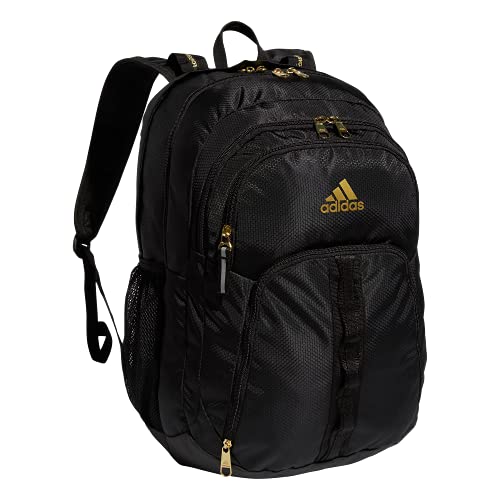 adidas Unisex Prime 6 Backpack, Black/Gold Metallic, One Size