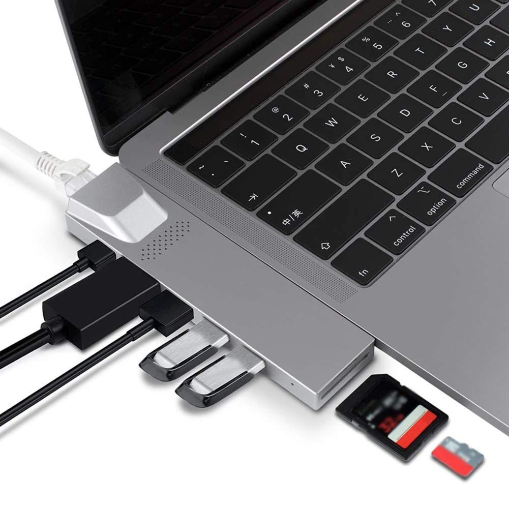 GPPZM Multifunctional 4K HD Video Output Type-C Hub Docking Station Adapter Converter