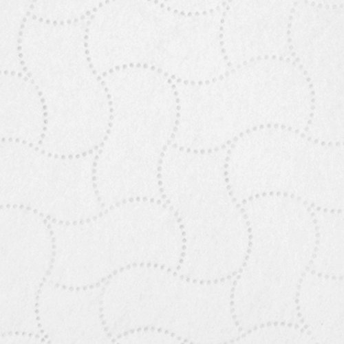 American Baby Company Waterproof Embossed Quilt-Like Flat Bassinet Protective Pad Cover White 15" X 33"