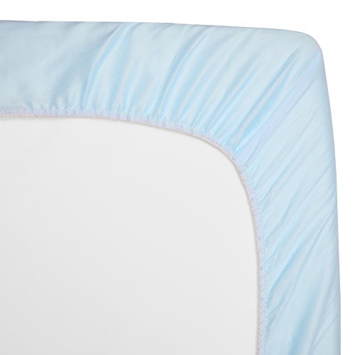 American Baby Company Ultra Soft Velvety Fitted Crib Sheet, Blue, for Boys and Girls