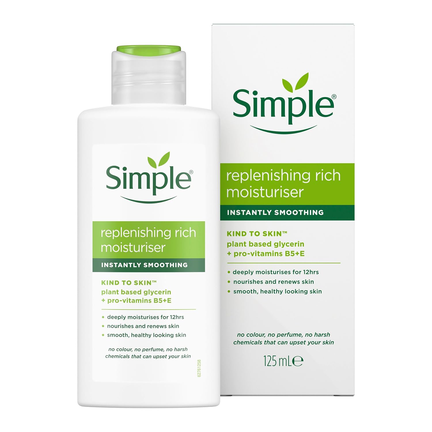 6 x Simple Kind to Skin Replenishing Rich Moisturiser 125ml