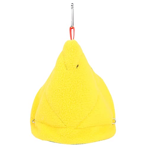Small Birds Tent Winter Warm Plus Hut,Parrot Habitat with Standing Stick Bird Nest Hanging Hammock for Cage,Hideaway Cave Snuggle Sleeping Bed for Budgie Lovebirds Canaries Finches Small Conures