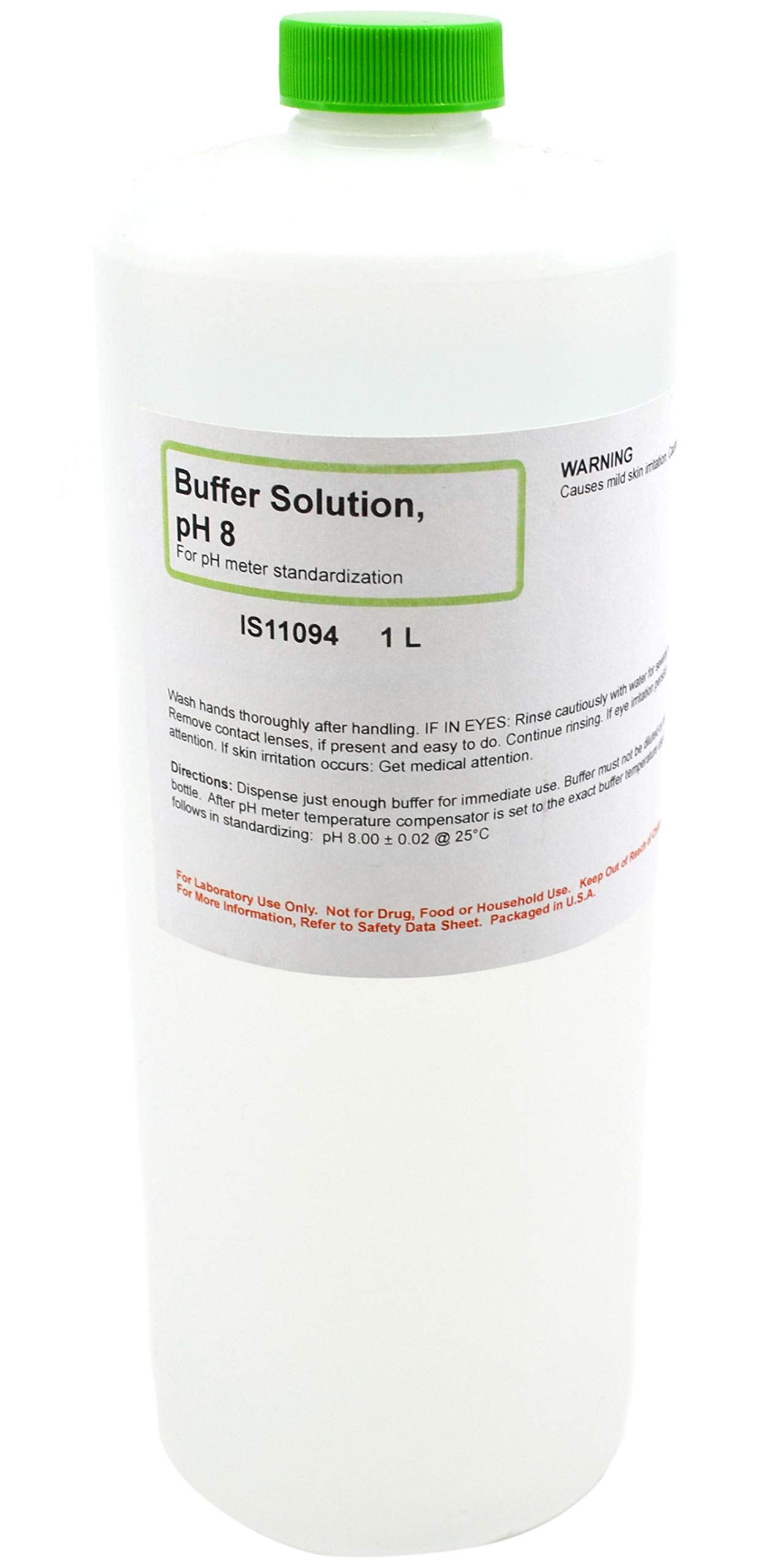 ALDON Innovating Science 8.00 pH Standard Buffer Solution, 1L – Excellent for Chemistry & Biochemistry Experiments - The Curated Chemical Collection
