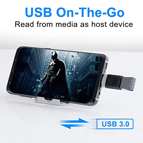 Basesailor USB C Male to USB 3.0 Female Adapter 3 Pack,Thunderbolt 3 to Type A OTG Converter for MacBook Pro,iPad Air 4 4th 5 5th Mini 6 6th Generation,Microsoft Surface Go,Samsung Galaxy S23 S21 S22