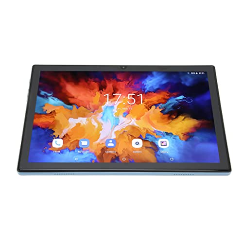 2 in 1 Tablet, 10.1 Inch Tablet US Plug 100โ240V RGB Mouse 4G LTE 512GB Expandable 5G WiFi 8800mAh for Entertainment (Blue)