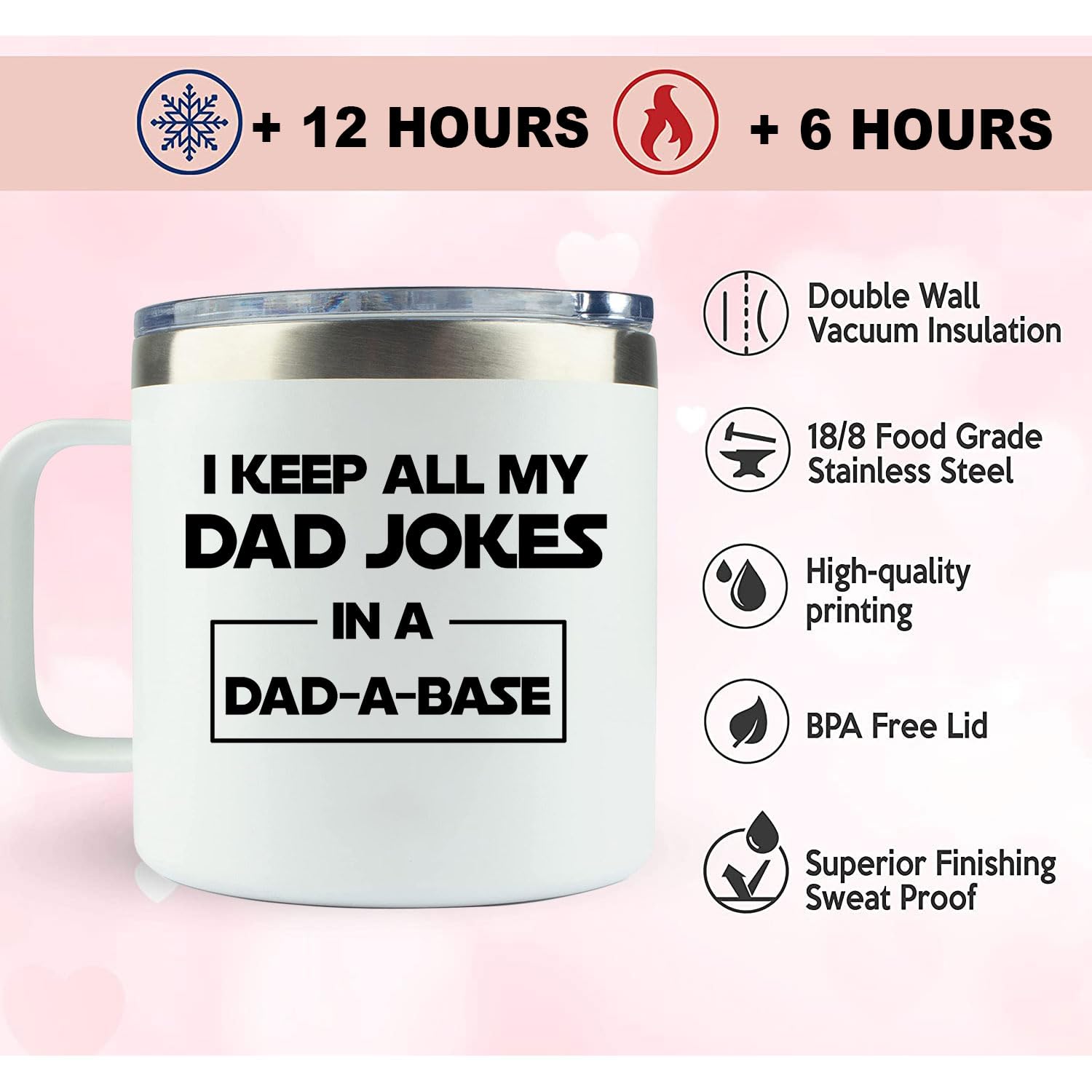 14oz Husband Coffee Mug From Wife, Husband Cup, Husband Valentines Day Gift Mug, My Wife Is Hotter Than My Coffee Mug Large