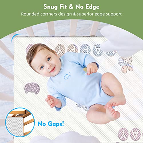 Alwytlon Pack n Play Mattresses, Pack and Play Mattress Pad, Playard Mattress Memory Foam, Portable Toddlers Mattress Firmness Featuring Soft Removable Washable Outer Cover(38"x26"x2.5")
