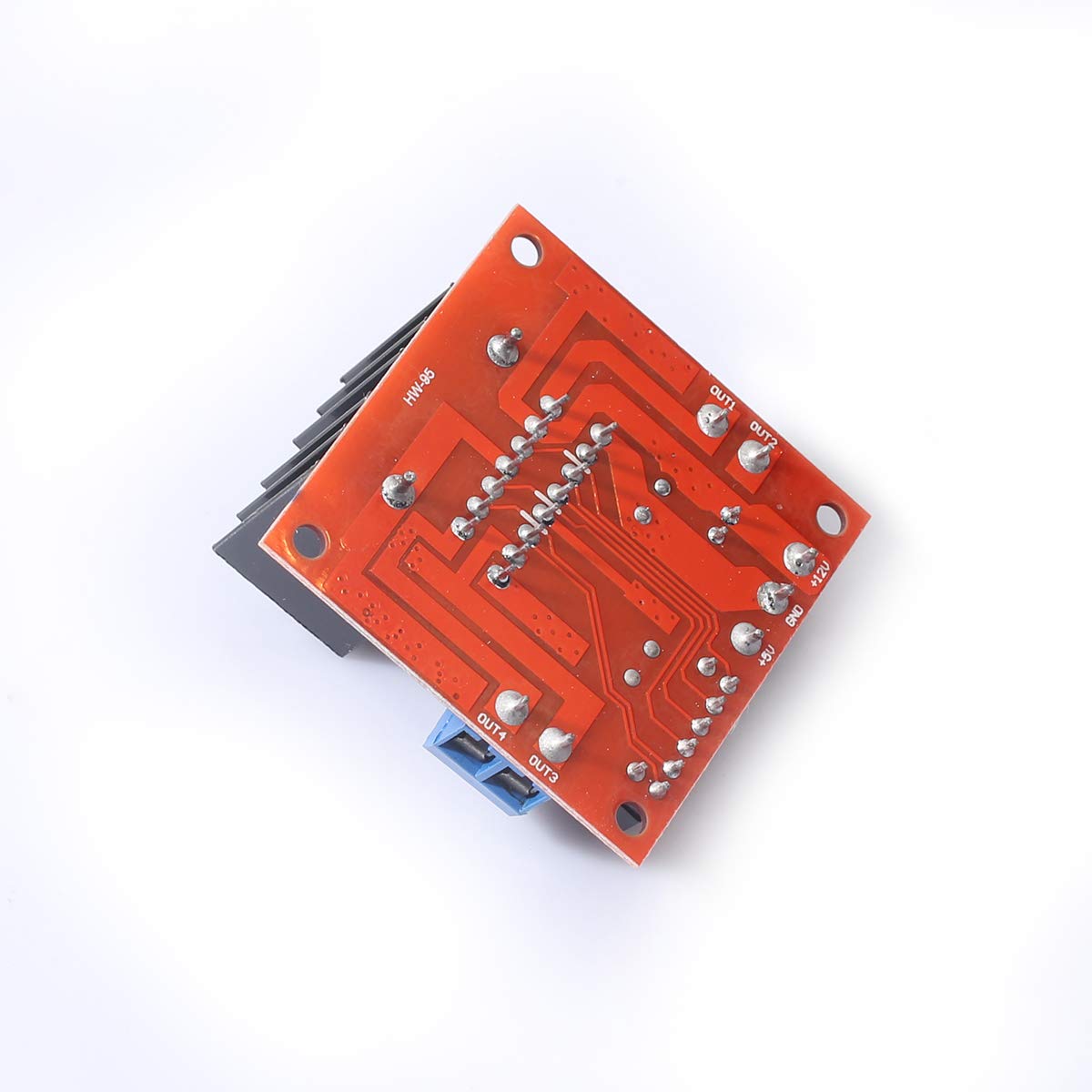 DEVMO 10 Packs L298N Motor Drive Controller Board Module Dual H Bridge DC Stepper Compatible with Ar-duino Electric Projects, Smart Car Robot