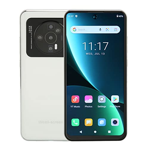 4G Network Cellphone Unlocked Cellphone 99% Screen Rate 128GB ROM for Spare Phone (US Plug)
