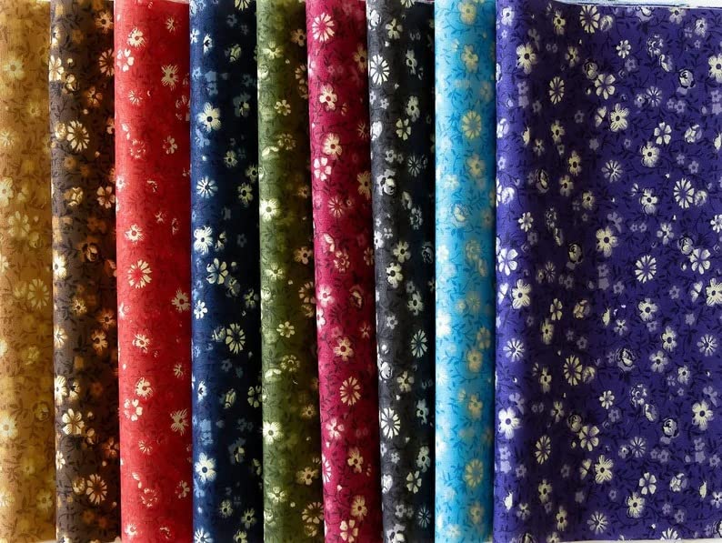 18 Pieces Fabric Cute, Beautiful Pre Cut Jelly Roll 2.5 inch Botanical Gardens Jelly Roll, Cute 100% Cotton Fabric Quilting Strips 2.5"