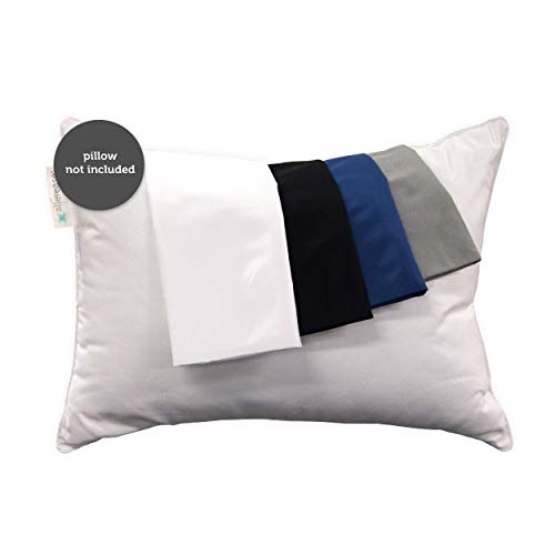 Aller-Ease Small Travel Pillow Protector, 14" x 20", Grey