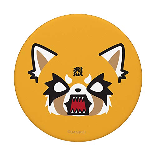 Aggretsuko Rage Face PopSockets Stand for Smartphones and Tablets PopSockets PopGrip: Swappable Grip for Phones & Tablets