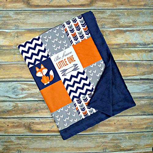 Baby Blanket - Fox Baby - Fox Baby Blanket - Minky Baby Blanket - Gender Neutral - Unisex Baby Blanket - Newborn