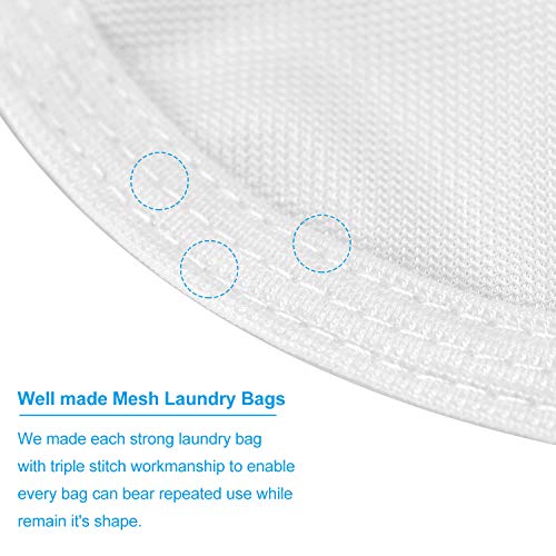 GOGOODA Delicates Laundry Bags, Fine Mesh Wash Bag for Lingerie, Underwear, Bra, Silk, Socks with Hanging Loop