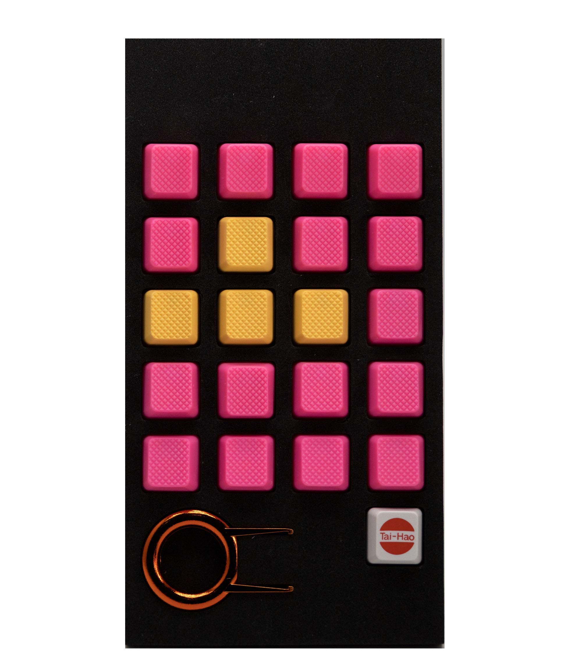 Tai-Hao Blank Rubber Gaming Keycaps : Blank No.2 Compatible with All MX Types Keyboards