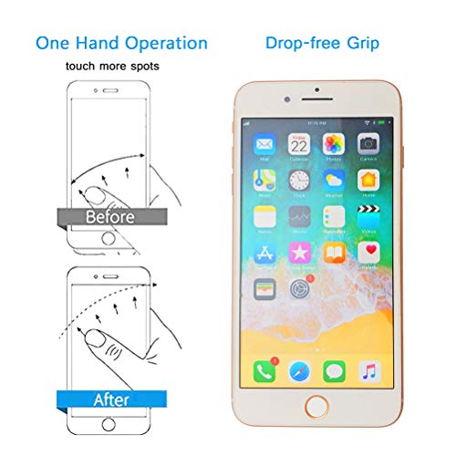 Blacell Colorful Cell Phone Ring Holder 360 Degree Rotation Phone Ring Holder Stand Finger Ring Kick-Stand Compatible Various Mobile Phones or Phone Cases
