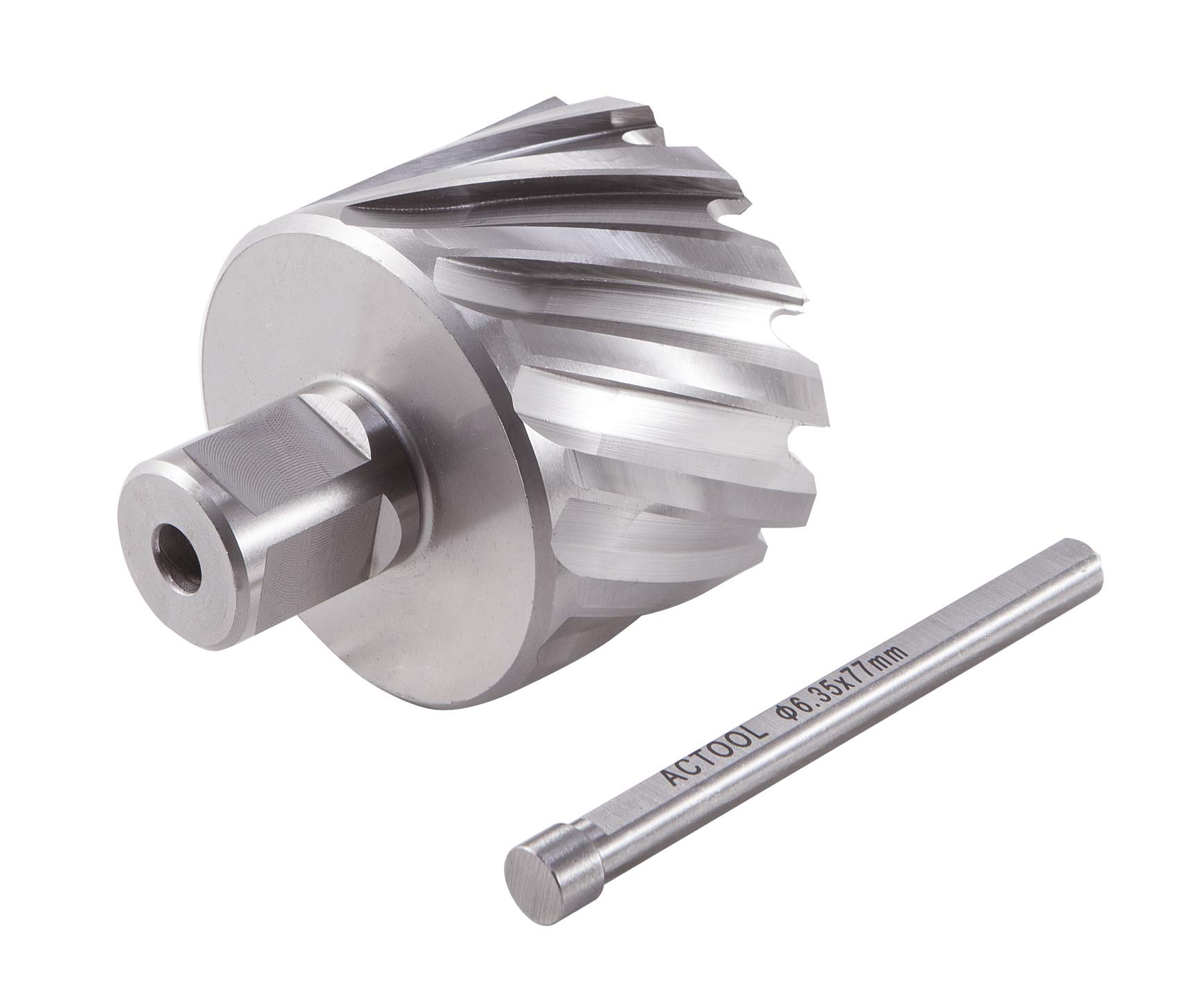 ACTOOL 2" Diameter × 1" Depth of Cut HSS ANNULAR Cutter with 3/4'' Weldon Shank