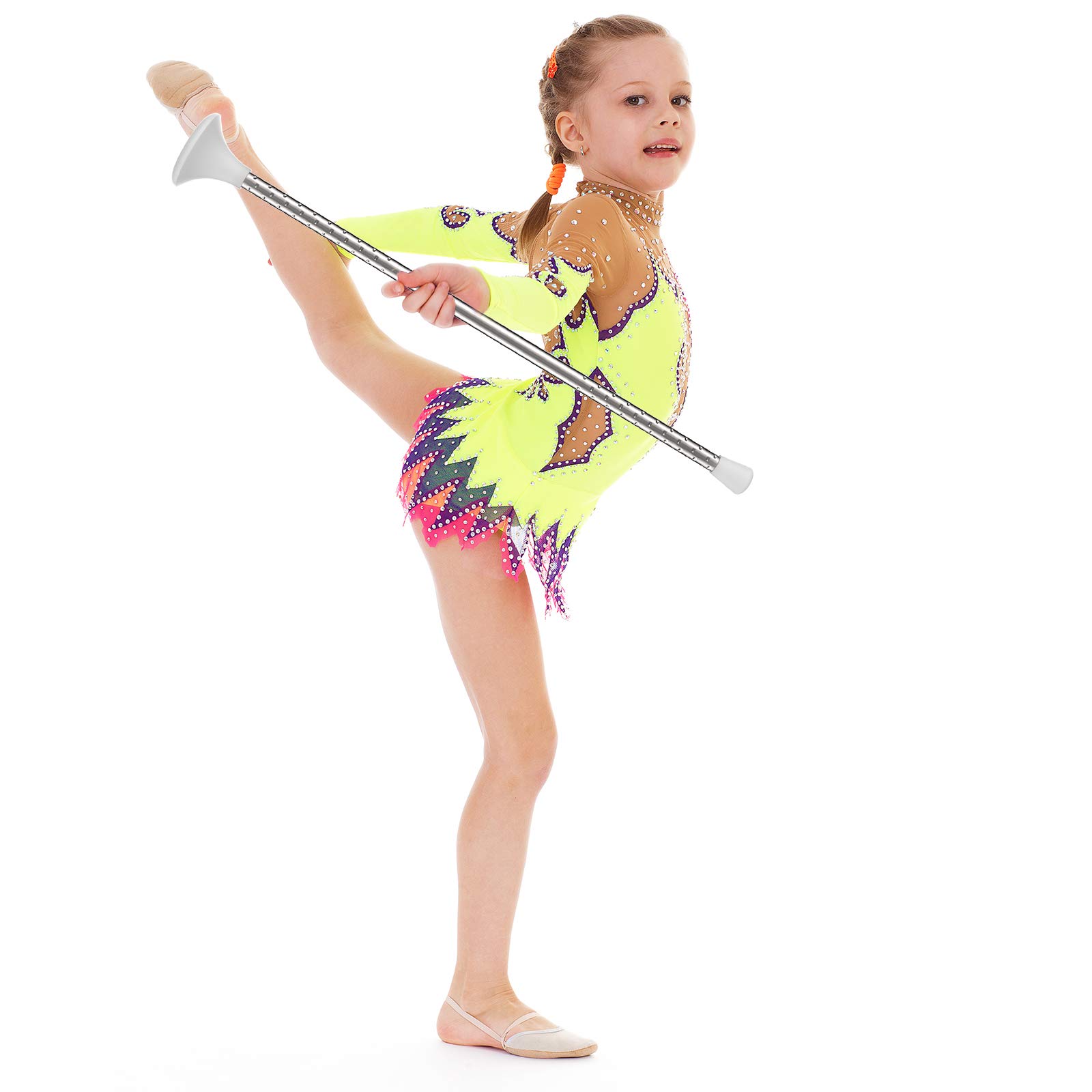 ABOAT 21" White Baton Twirling Marching Batons Mini Shaft Baton Cheerleader Dance Baton (21 inch 1PACK, White)