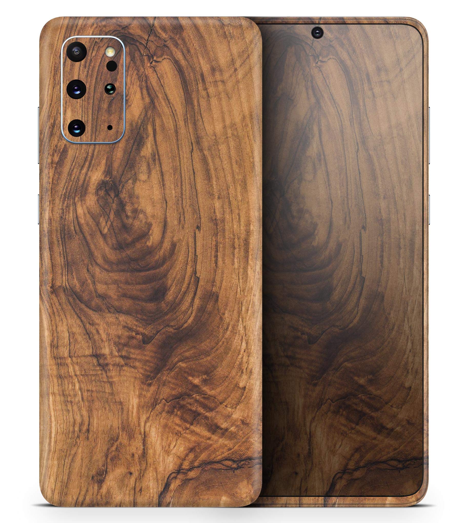 Design Skinz Raw Wood Planks V7 | Protective Vinyl Decal Wrap Skin Cover Compatible with The Samsung Galaxy S20 Plus (Full-Body, Screen Trim & Back Glass Skin)