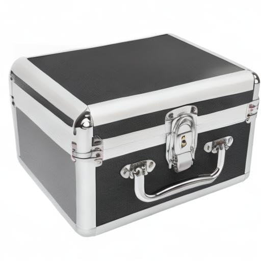 20 Bays Double Protection Hard Drive Protection Box with Security Lock,2.5in Handle HDD Storage Box Suitcase,Fit for Internal Hard Drive