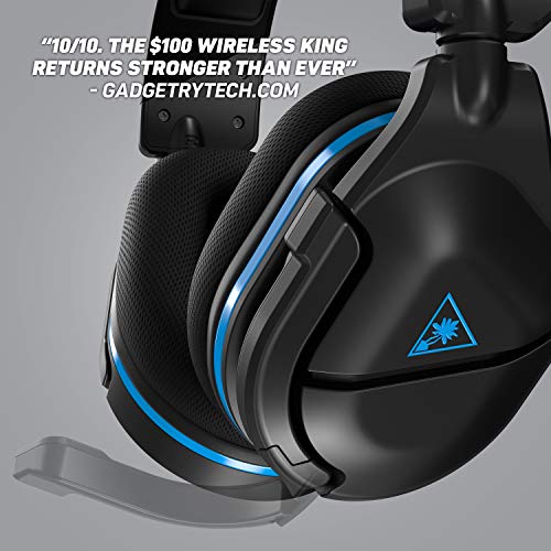 Turtle Beach Stealth 600 Gen 2 Wireless Gaming Headset for PS5, PS4, PS4 Pro, PlayStation, & Nintendo Switch with 50mm Speakers, 15-Hour Battery life, Flip-to-Mute Mic, and Spatial Audio - Black