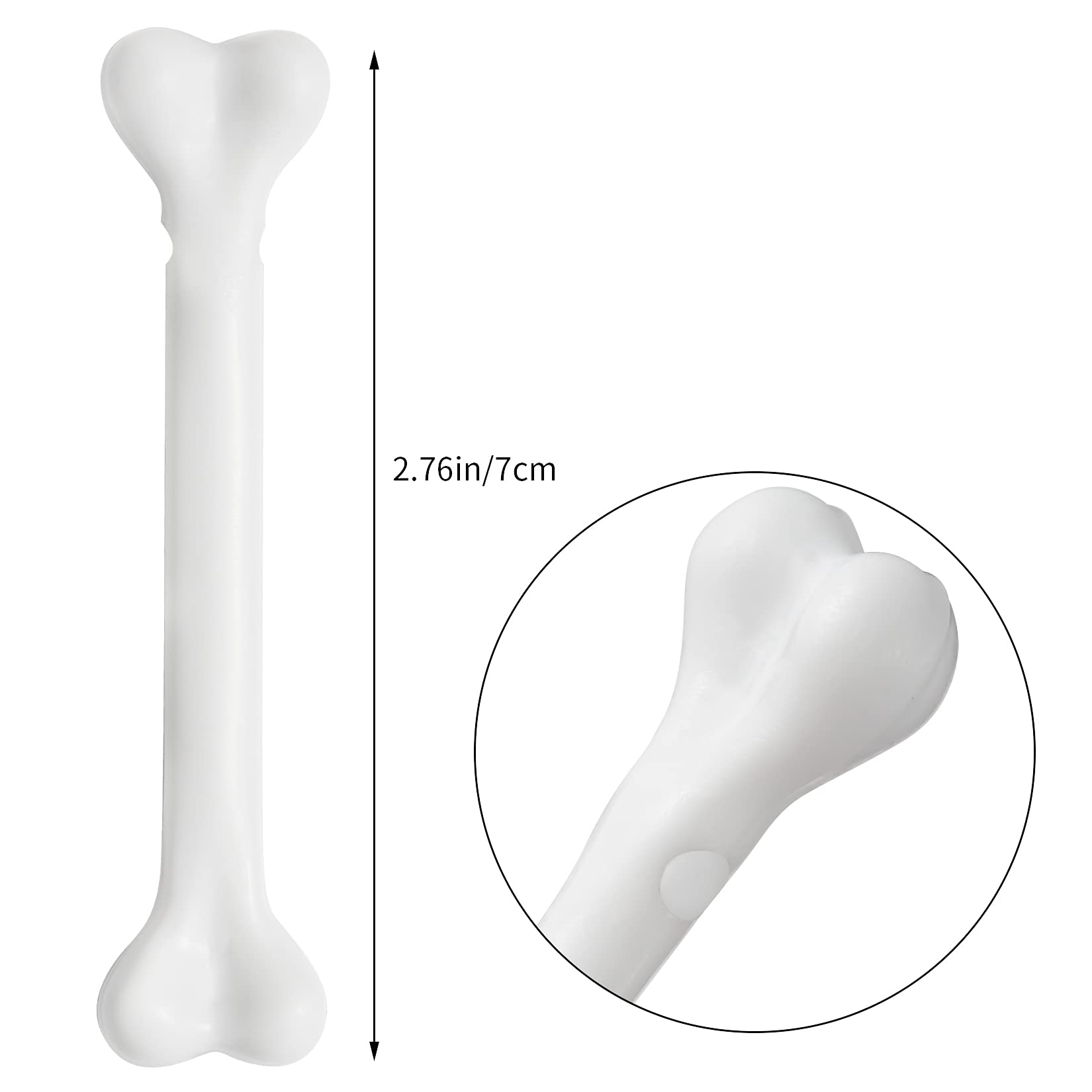 30pcs Plastic Bones Halloween Skeleton Costume Bones for Halloween Dress up Party Cosplay Ornaments Decoration Accessories