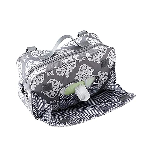 Baby Diaper Caddy Bag - Caddy Tote Baby Stroller Bag Nursery Storage Bin for Diapers, Wipes & Toys Small Diaper Bag for Outdoor (Cactus)