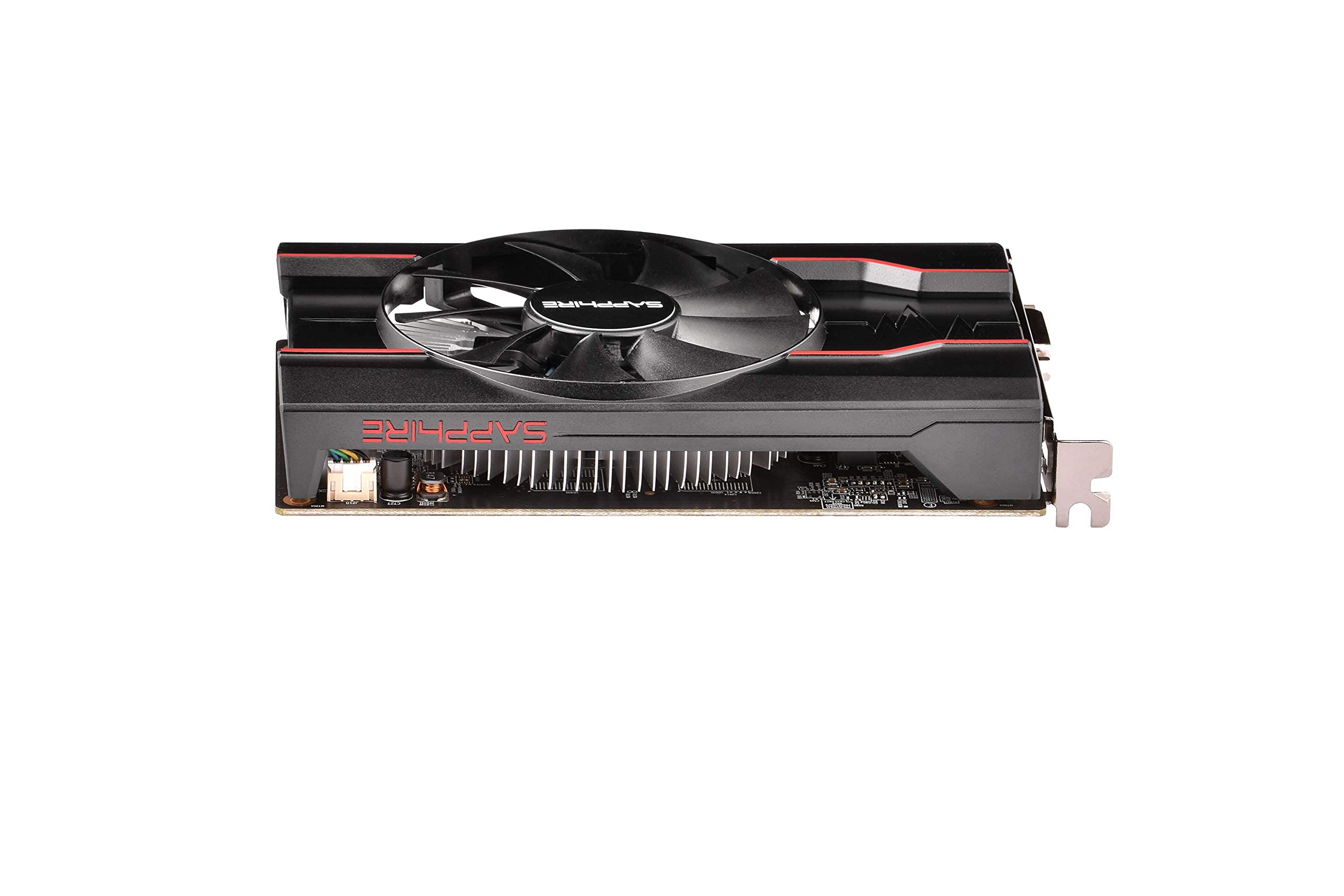 Sapphire Technology, Sapphire 11268-21-20G Radeon Pulse RX 550 2GB GDDR5 64-bit HDMI DVI-D DP OC (UEFI) PCI-E Graphics Card (Renewed)