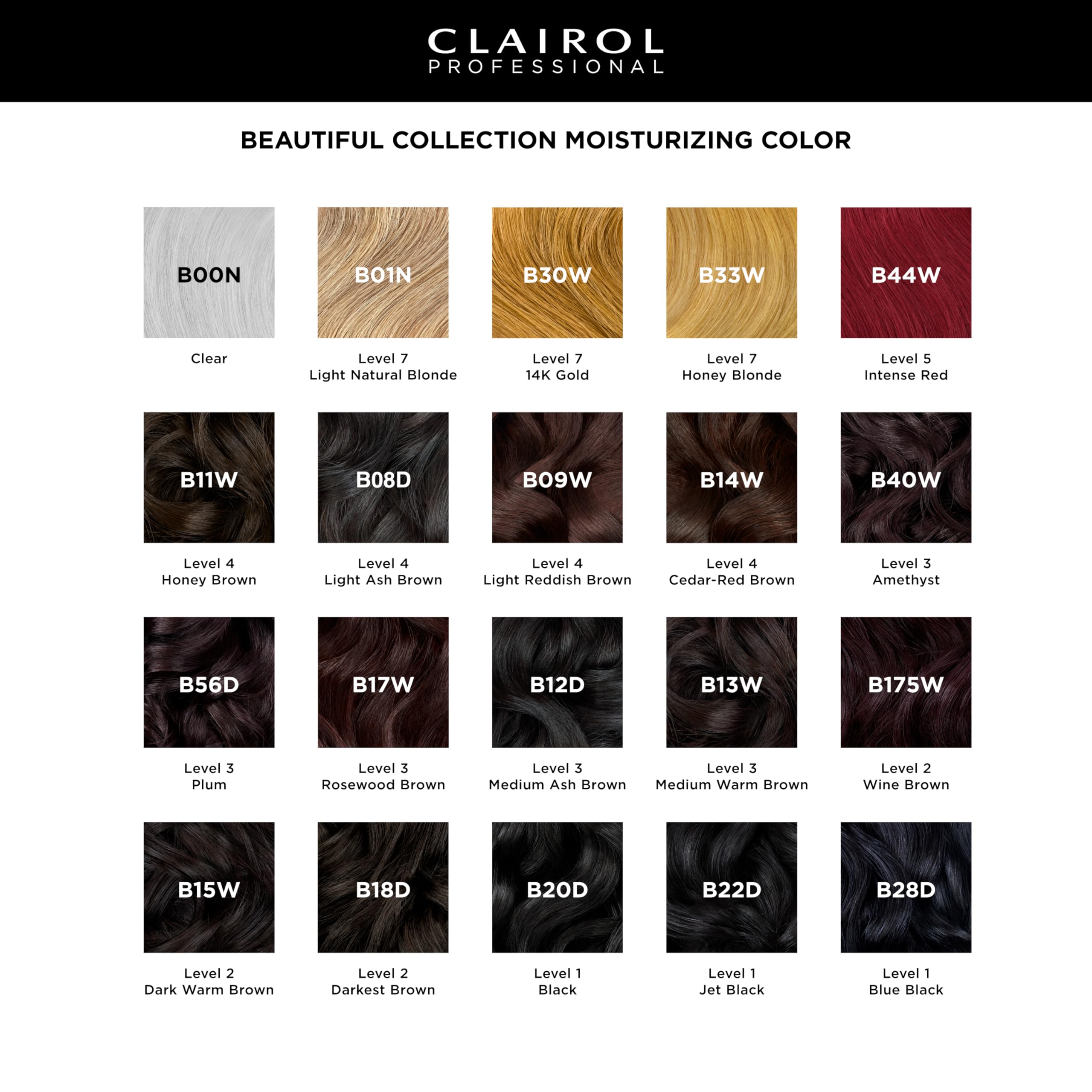 Clairol Professional Beautiful Collection Hair Color, 14W Cedar Red Brown, 3 oz. - Packaging May Vary