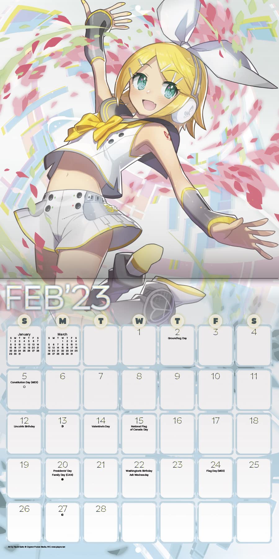 2023 Hatsune Miku Wall Calendar