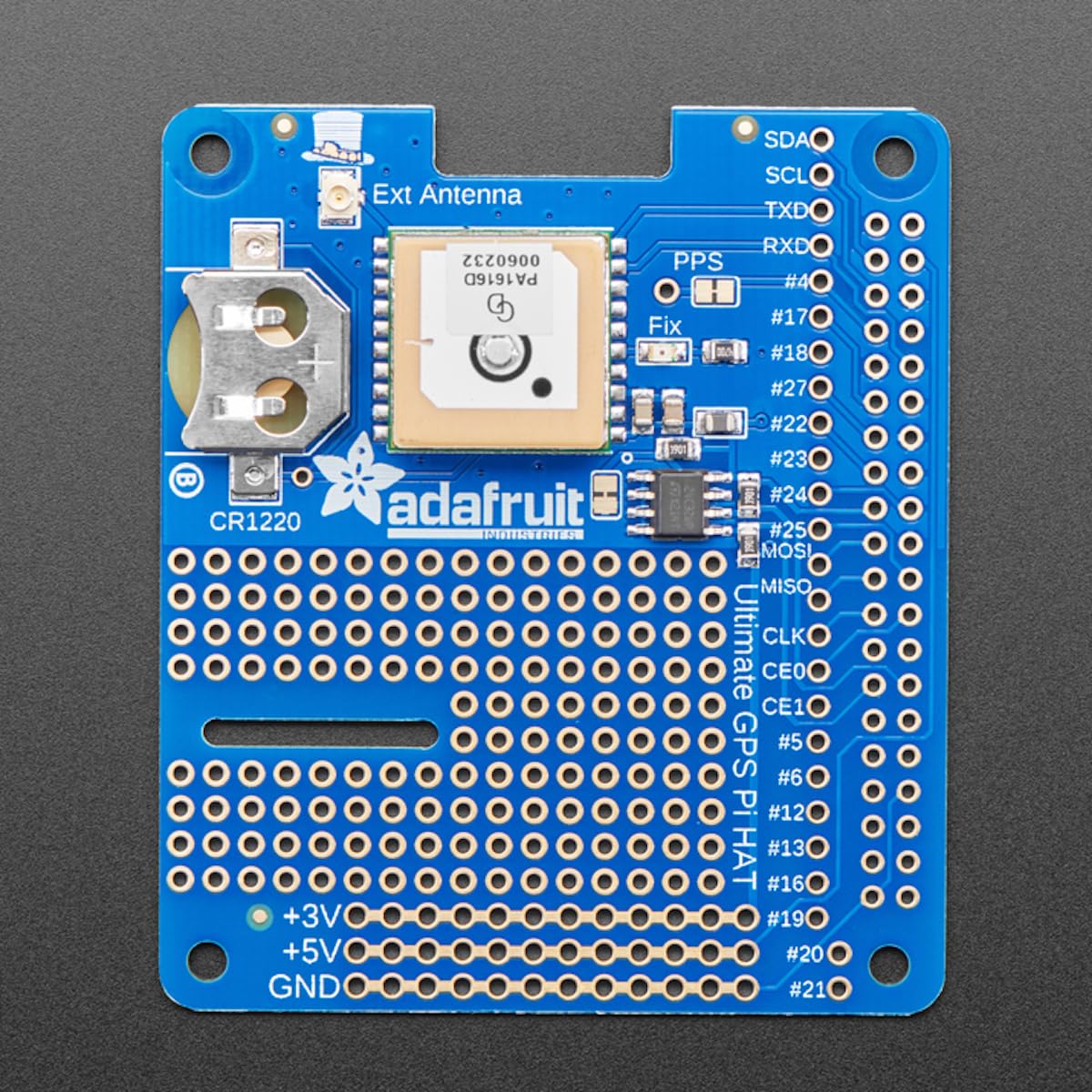 Adafruit Ultimate GPS HAT for Raspberry Pi A+/B+/Pi 2 [ADA2324]