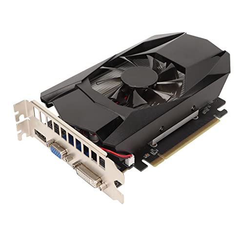 4GB GDDR5 Graphics Card,Computer PC Gaming Video Graphics Card,128bit 1000MHz Core Frequency Supports DirectX 11 PCI Express X16 2.1,Gaming Graphics Card for AMD for Radeon HD 7670