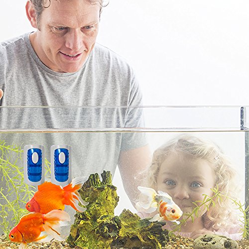 DaToo Aquarium Cleaner Fish Tank Glass Cleaner Algae Cleaner Scraper Magnetic Scrubber Algae Clean Brush, 2 Pcs, 1 Yr Warranty