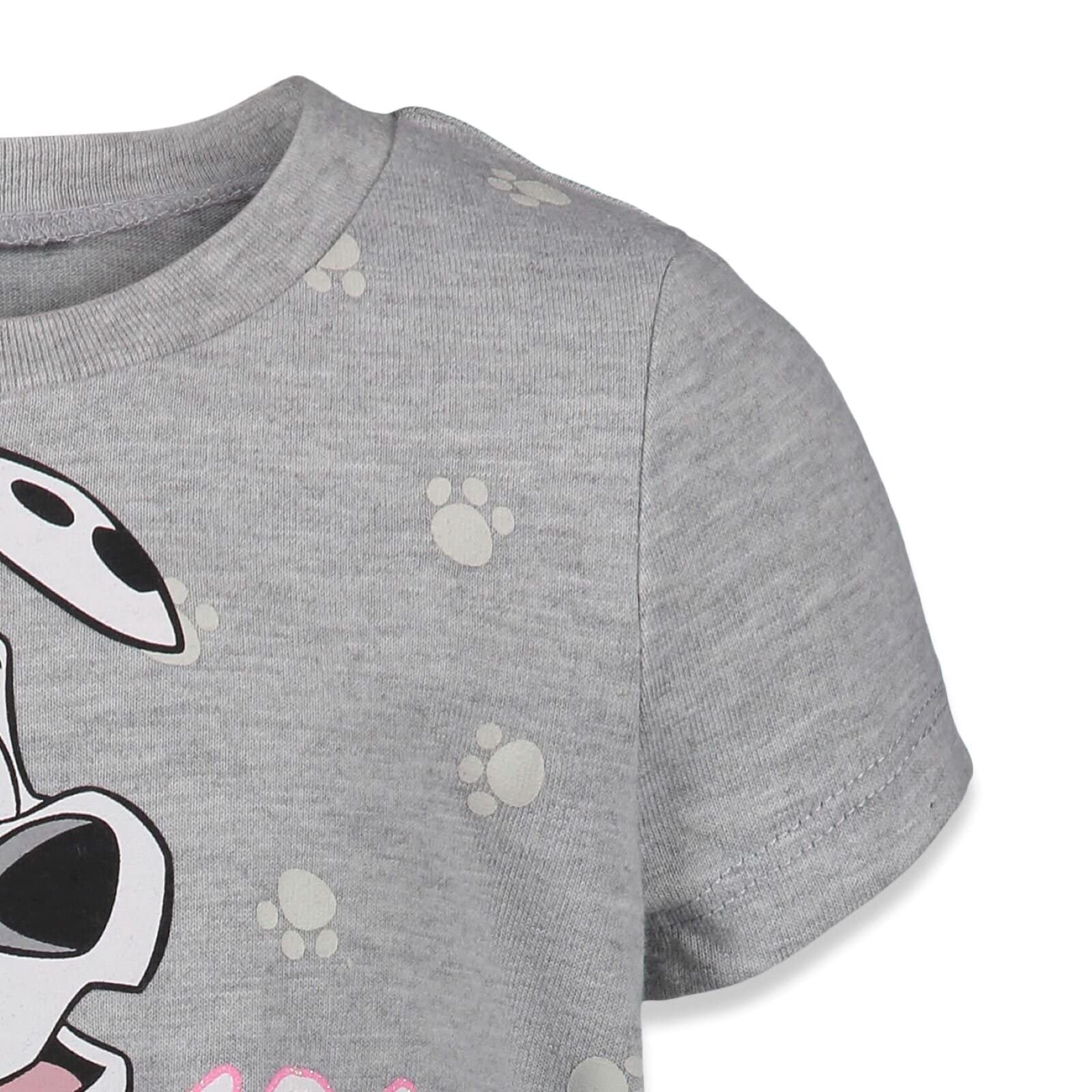 Disney The Aristocats Marie Little Girls 3 Pack Pullover T-Shirts White/Pink/Gray 7-8