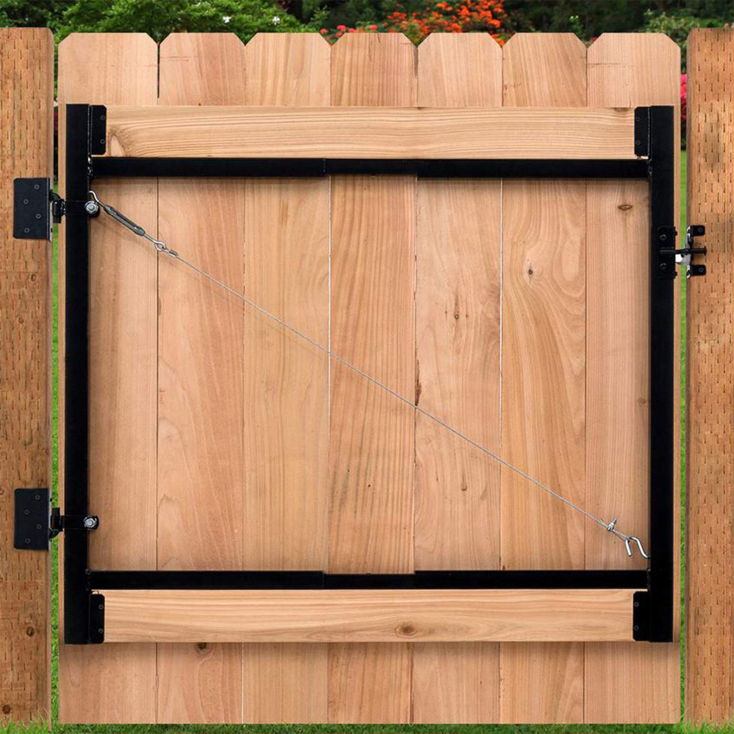 Adjust-A-Gate Steel Frame Gate Kit, 36"-60" Wide Opening Up to 4' High (3 Pack)