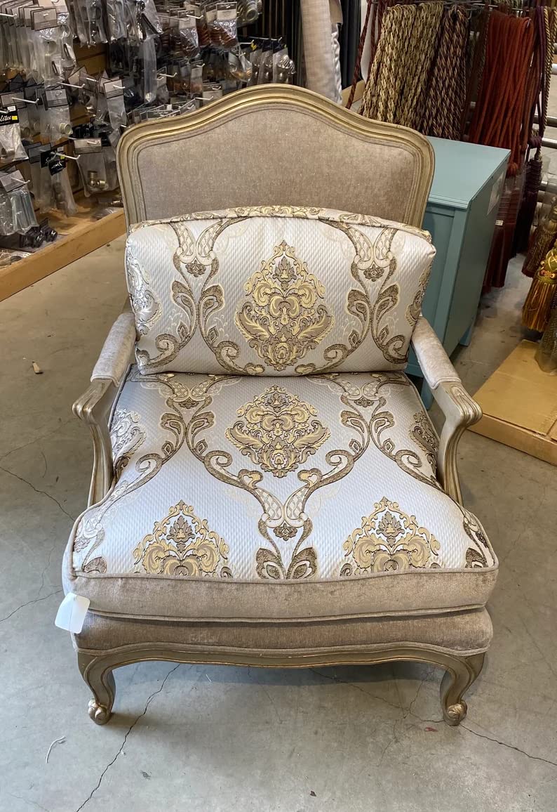 54" Renaissance Jacquard Drapery Upholstery Damask Stripe Diamond Fabric | Sold by The Yard (Damask RED)