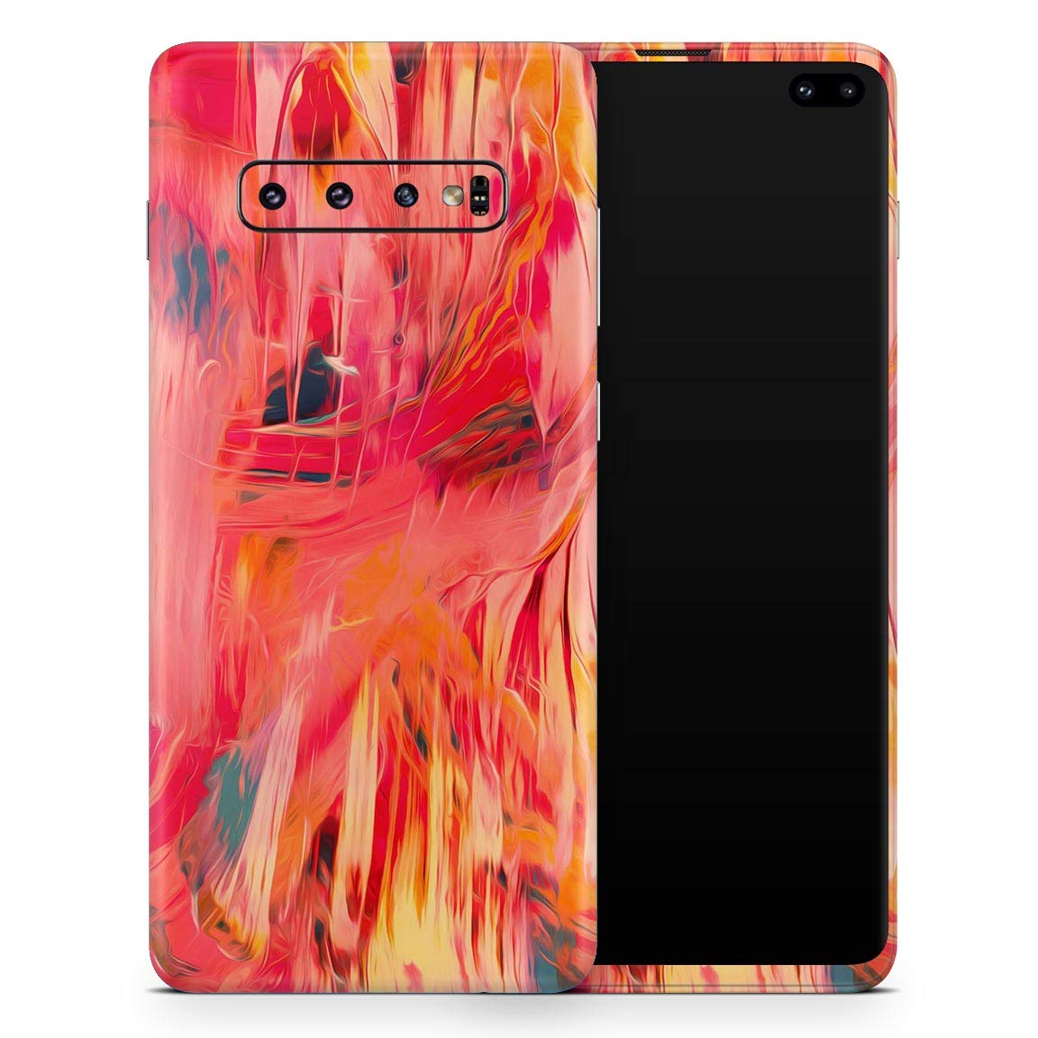 DesignSkinz Blurred Abstract Flow V10 Protective Vinyl Decal Wrap Skin Cover Compatible with The Samsung Galaxy S20 (Screen Trim & Back Glass Skin)