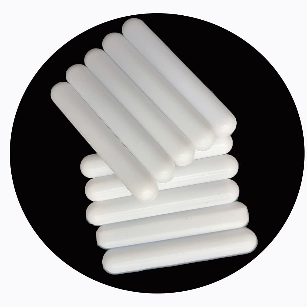 Magnetic Stirrer Stir Bars, Diameter 0.32 inch (8 mm), Length 2 inch (50 mm), 5 Pieces