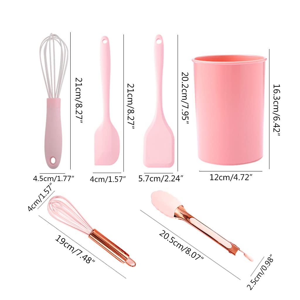 12 Pcs Silicone Kitchen Utensil Set Rubber Spatula Gadgets Non-Stick Free NoScratches Heat Resistat Cookware Durable Silicone Cooking Utensils Set Heat Resistant Kitchen Safe Nonstick Cookware Kit