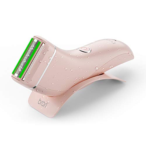 Electric Razor for Women brori Shavers Bikini Trimmer Body Hair Removal 3 in 1 Rechargeable Wet & Dry Painless Cordless for Legs and Underarms, with 2 Speed Childproof Lock