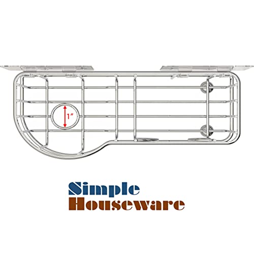 Simple Houseware Kitchen Sponge Holder with Adhesive Hooks