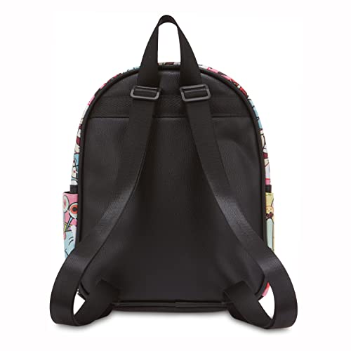 AI ACCESSORY INNOVATIONS Nickelodeon’s SpongeBob Square Pants All Over Print Faux Leather 10.5" White Women’s Mini Backpack Purse 2-Piece Set