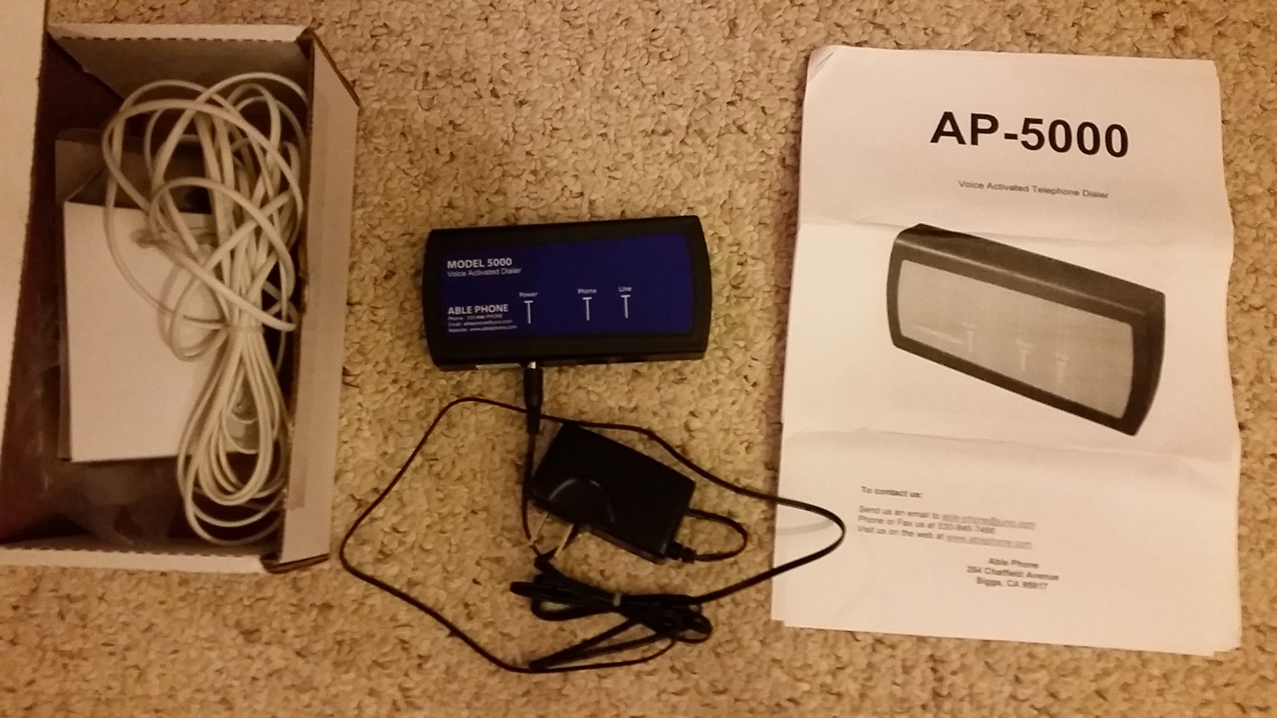 AblePhone Voice Activated Telephone Dialer