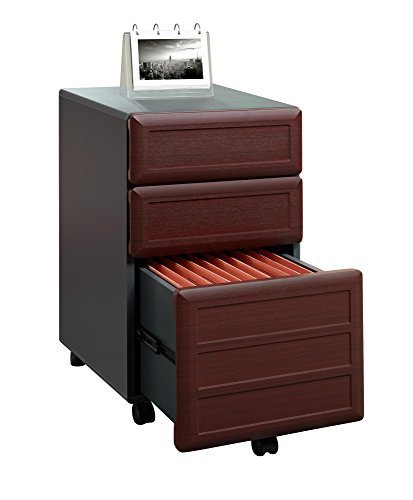 Ameriwood Home Pursuit Mobile File Cabinet, Cherry
