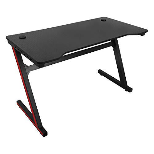 Home Office Computer Gaming Table, Home Office Desktop Computer Desk Study Writing Table Bedroom Laptop Table, Home Office Desk Study Reading Writing Desk PC Laptop Table (Black)